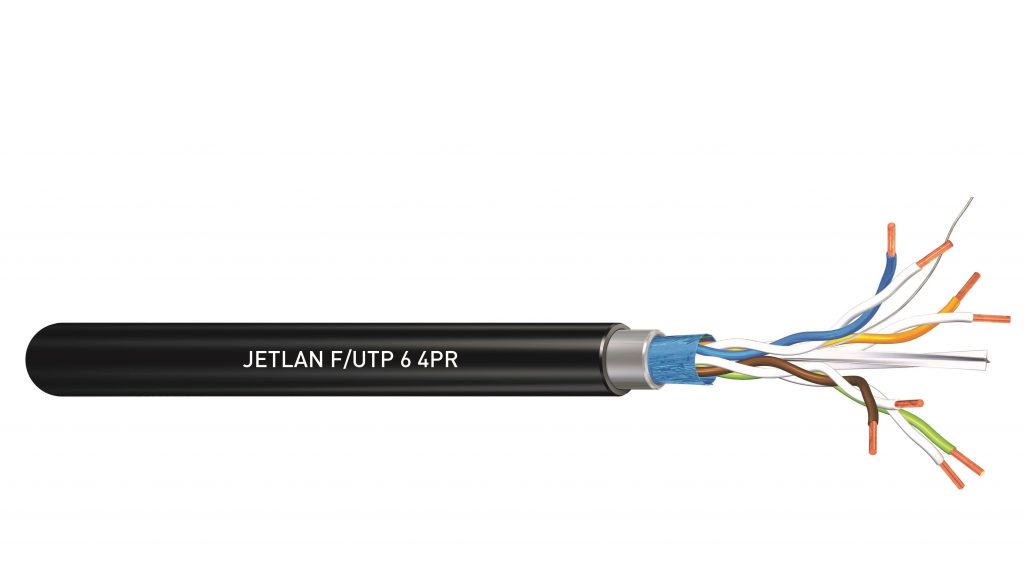 CABLE U/UTP JETLAN6 EXTERIOR NEGRO PVC + PE Fca | Cablecel